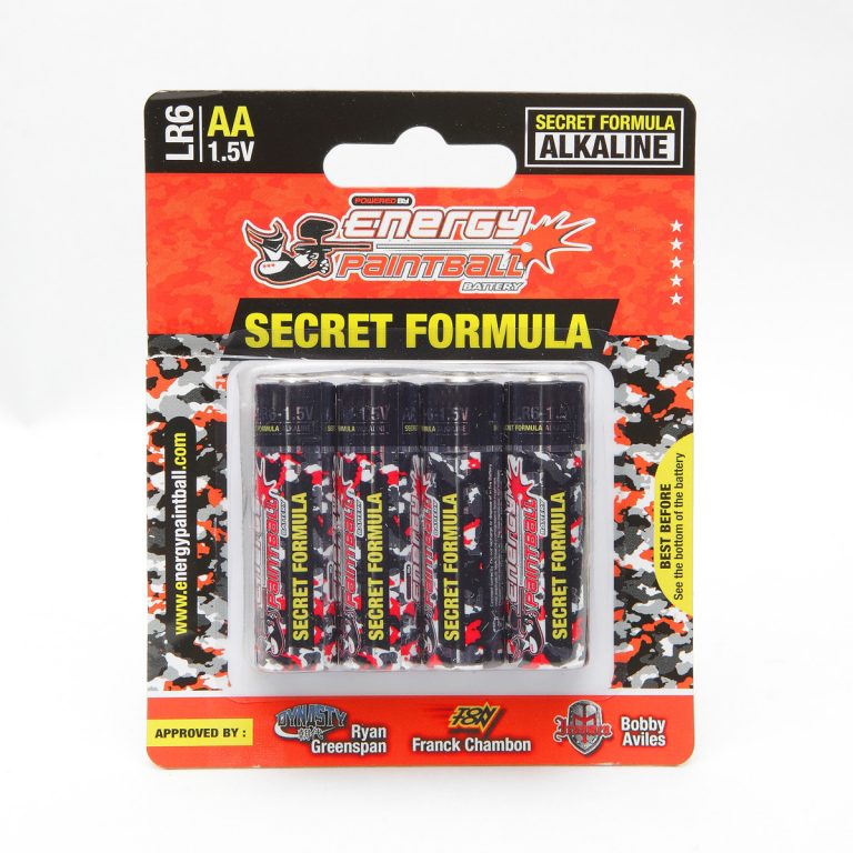 Energy Paintball AA Alkaline Battery - 4 Pack • Tri-City Extreme