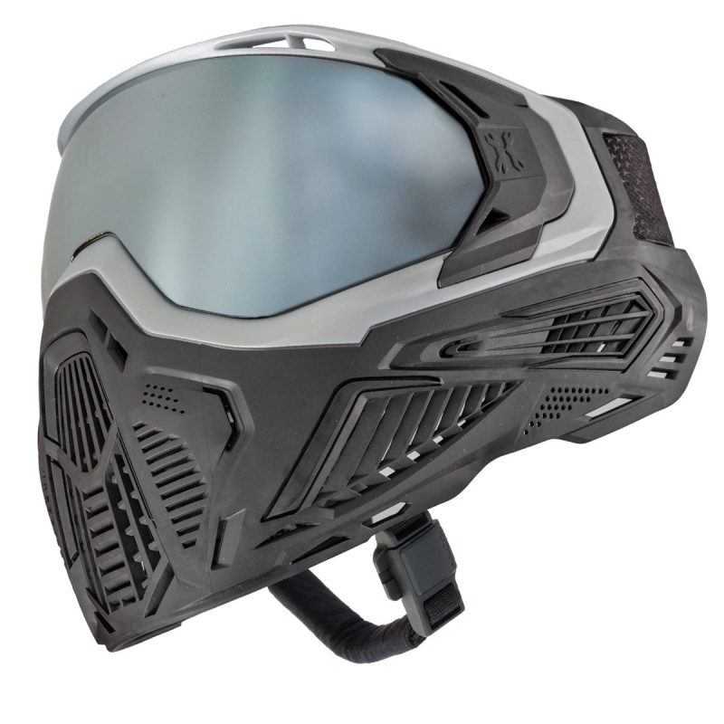 HK Army SLR Paintball Mask- Mercury (Grey/Black) Silver Lens • Tri-City ...
