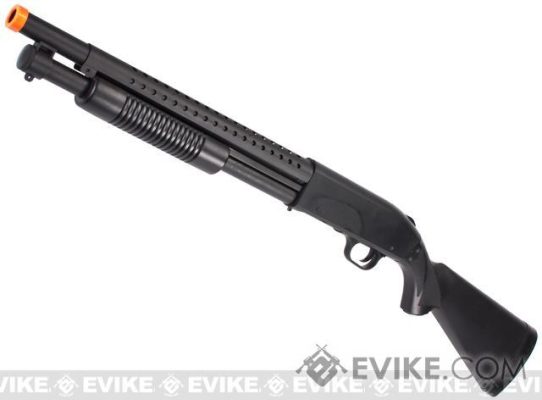 AGM M-500 SWAT Airsoft Full Size Training Weapon Shotgun - Full Stock ...