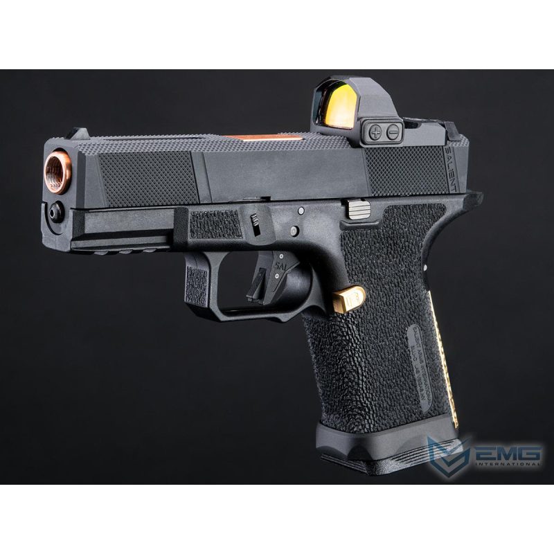 EMG SAI BLU Compact w/ EMG Tier One Utility RMR-Cut Slide GBB Airsoft ...
