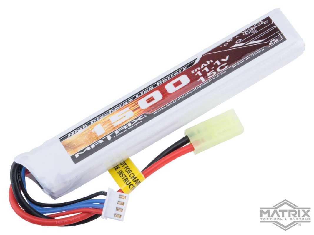 Matrix High Performance 11.1V Stick Type Airsoft LiPo Battery (Model ...